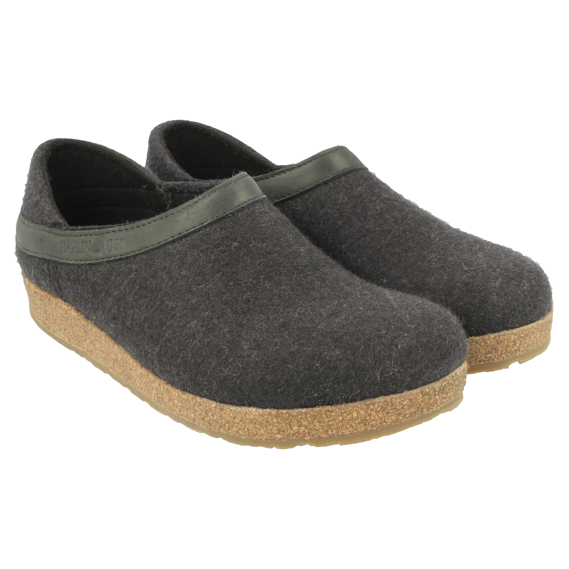 Haflinger Grizzly GZH - 714003 - Unisex Cork Footbed Felt Clog ...
