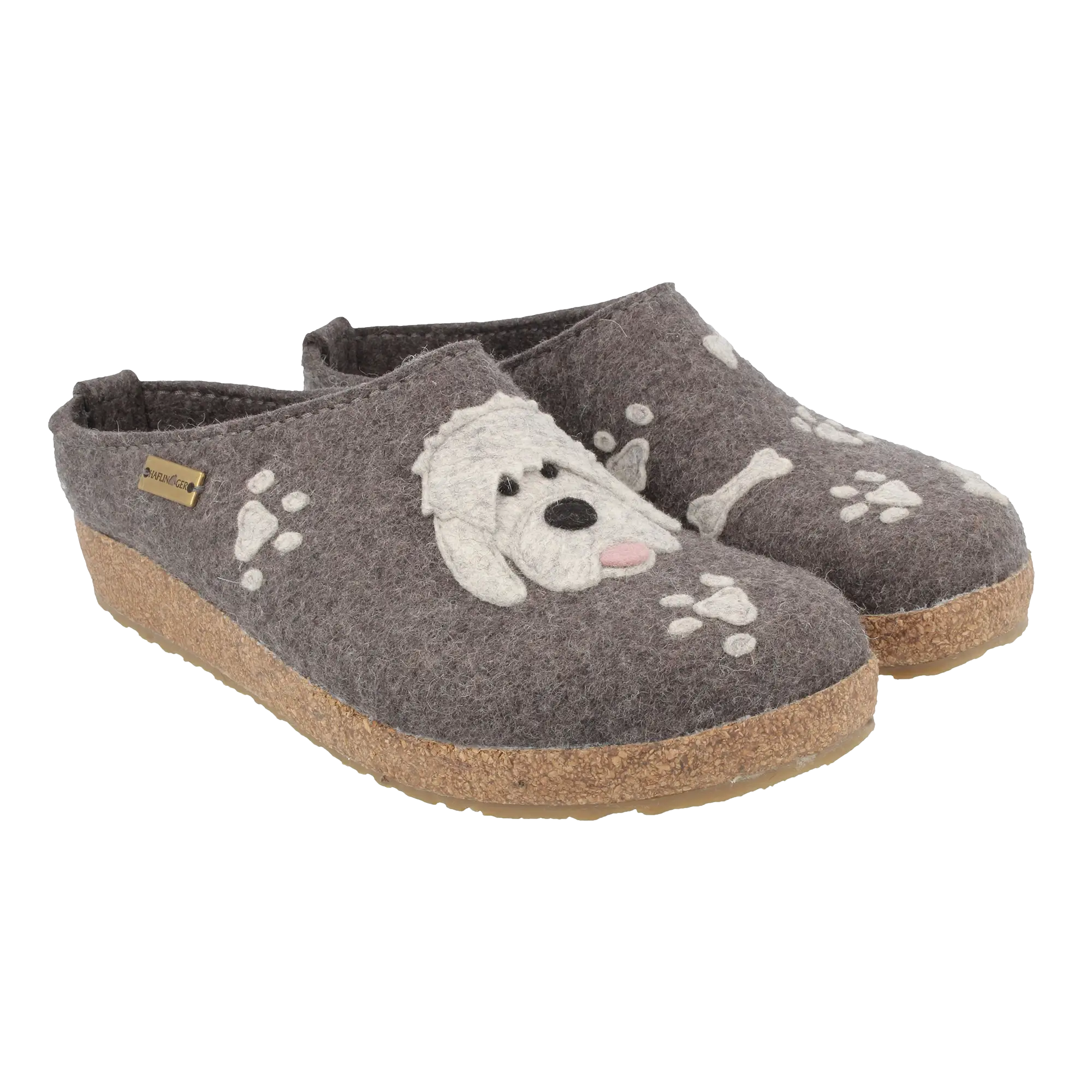 Haflinger Grizzly Doodle Wool Clogs – Fun Felt Clogs – haflingerUSA
