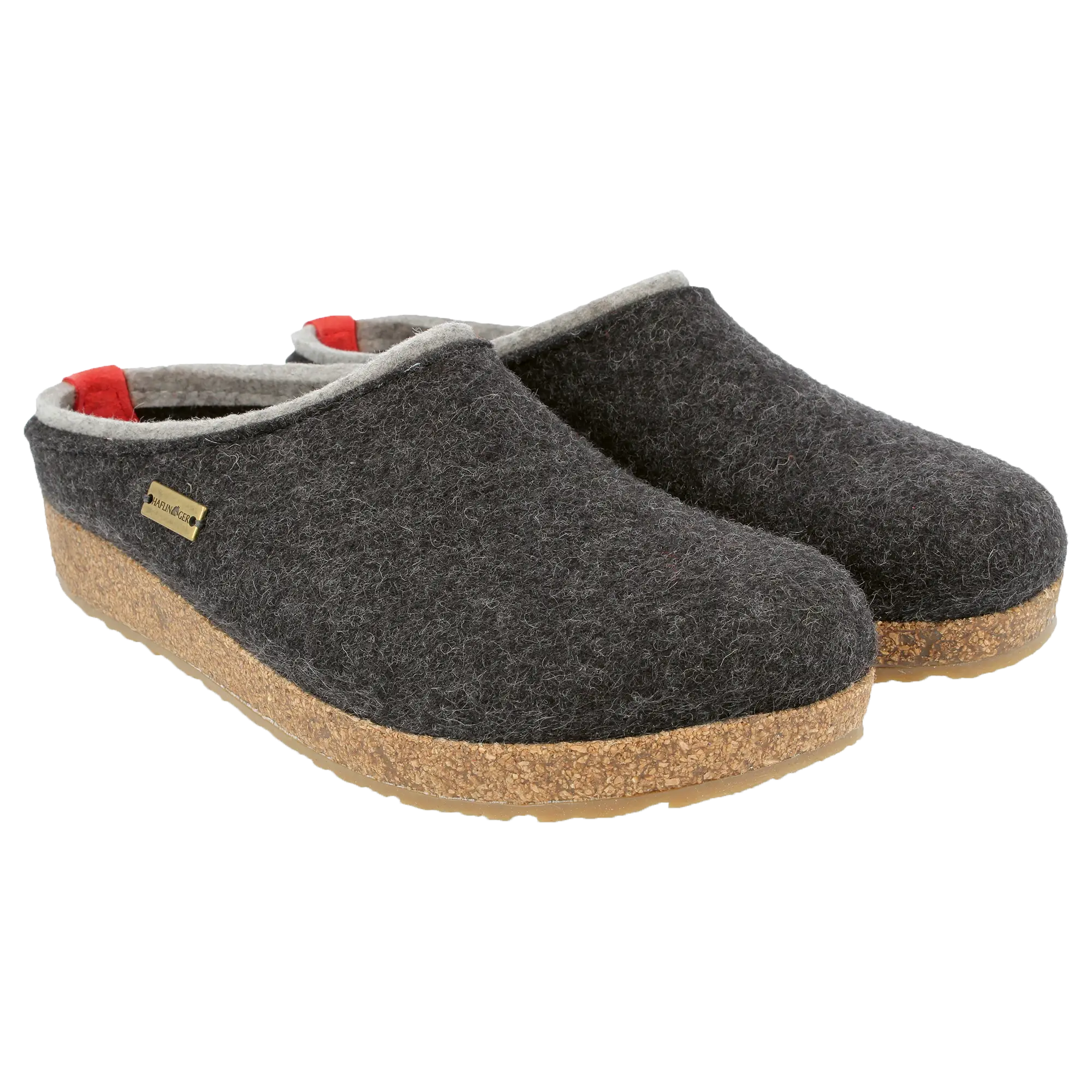 Haflinger Kris Clogs – Wool Felt Slippers with Colorful Trim – haflingerUSA